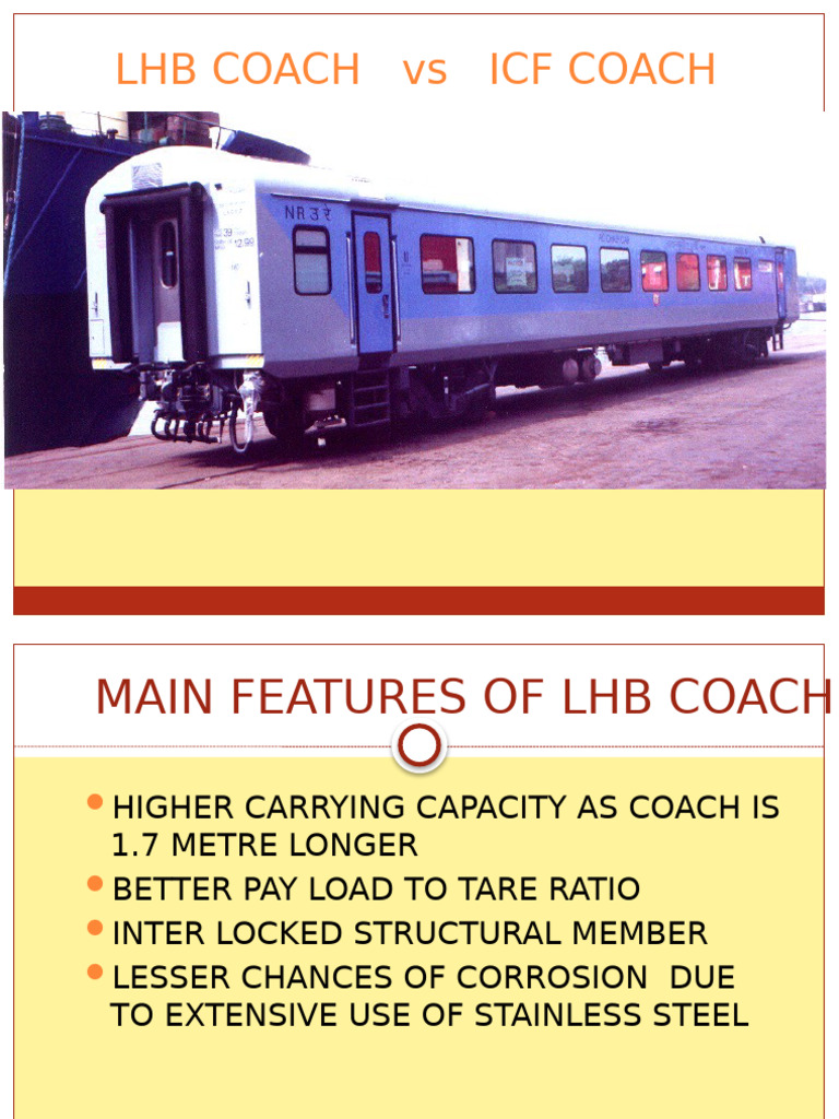 LHB vs ICF | PDF | Brake | Vehicles