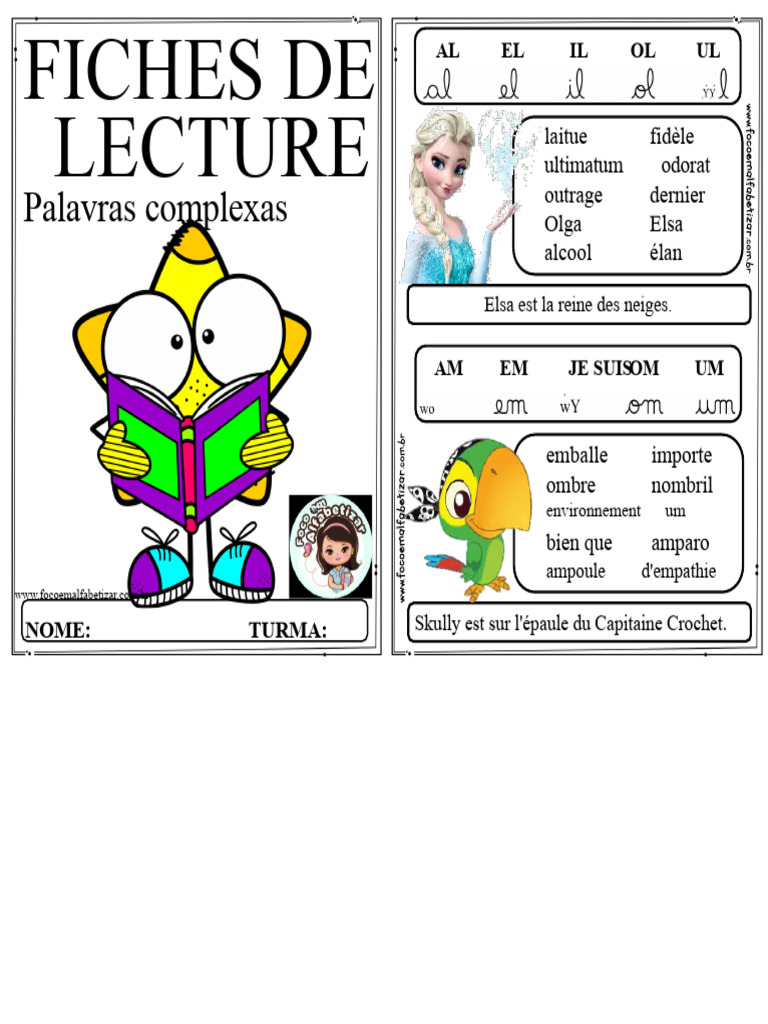 Fiches de vocabulaire illustrées pour enfants | PDF
