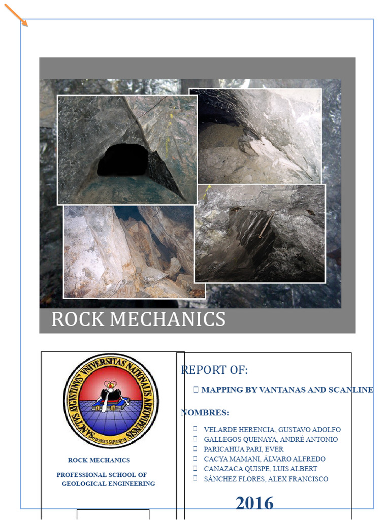 REPORT ON ROCKS RQD RMR, | PDF