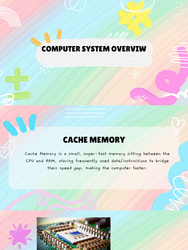 Colorful Presentation Project Cute Illustration | PDF | Byte | Computer ...
