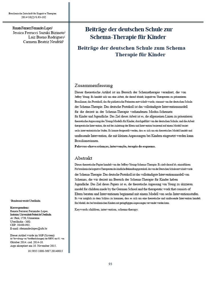 Schemata bei Kindern | PDF