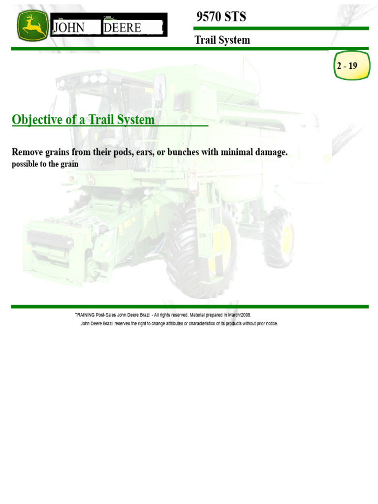 9570 STS Trail System Overview | PDF | Mechanical Engineering