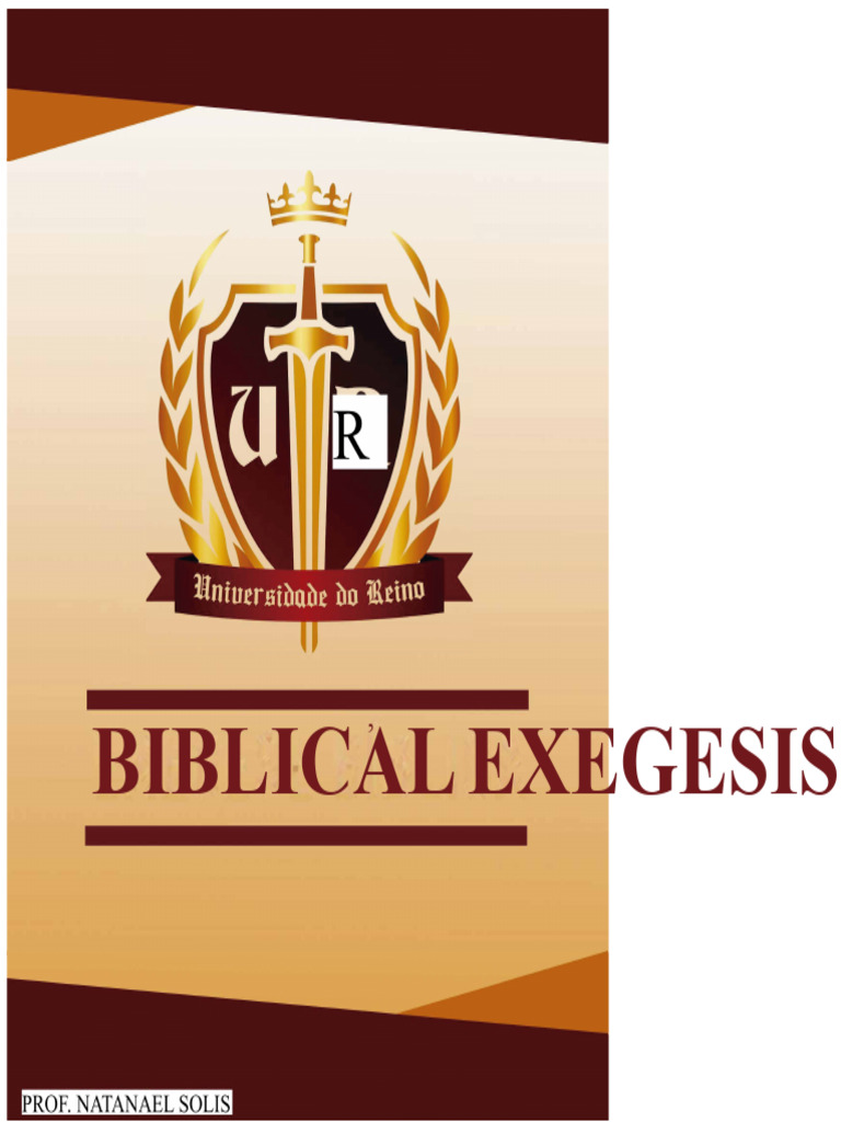 Understanding Biblical Exegesis Basics | PDF | Paul The Apostle | Exegesis