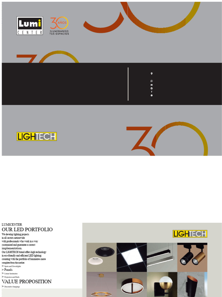 LED Lighting Catalog Lumicenter | PDF | Lighting | Light