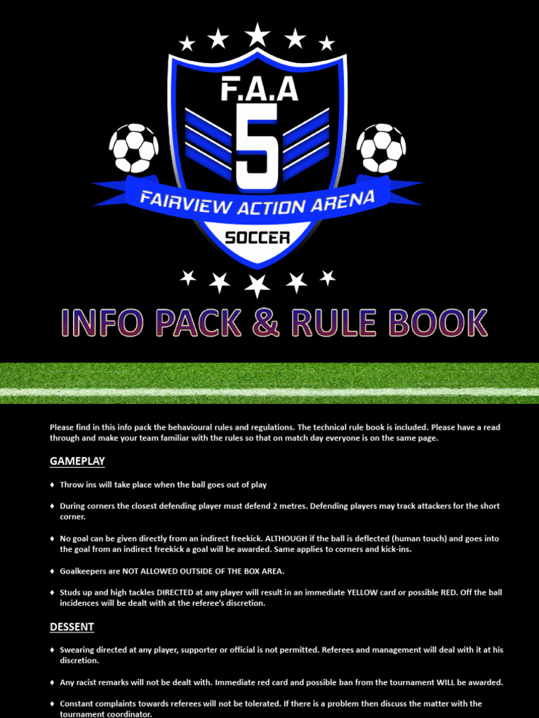 Splash Tournament Rule Book | PDF | Sports | Sports Rules And Regulations