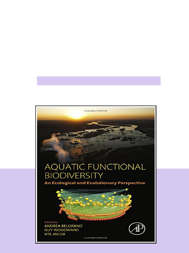 Aquatic Functional Biodiversity An Ecological And Evolutionary ...