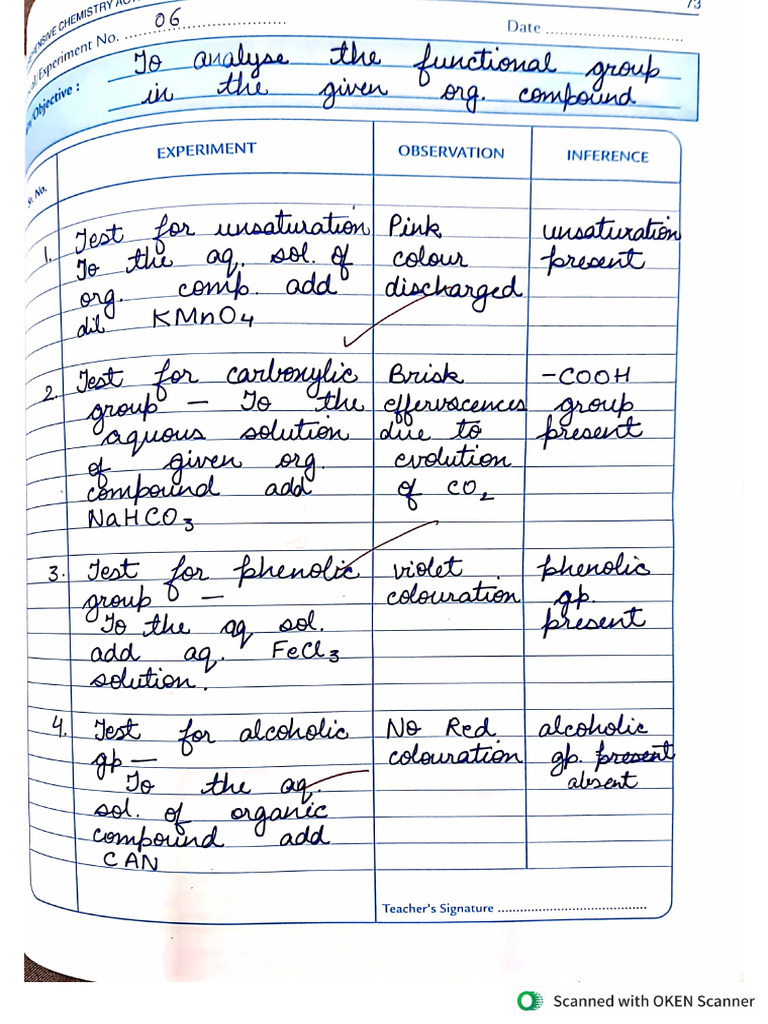 Functional Group Analysis | PDF