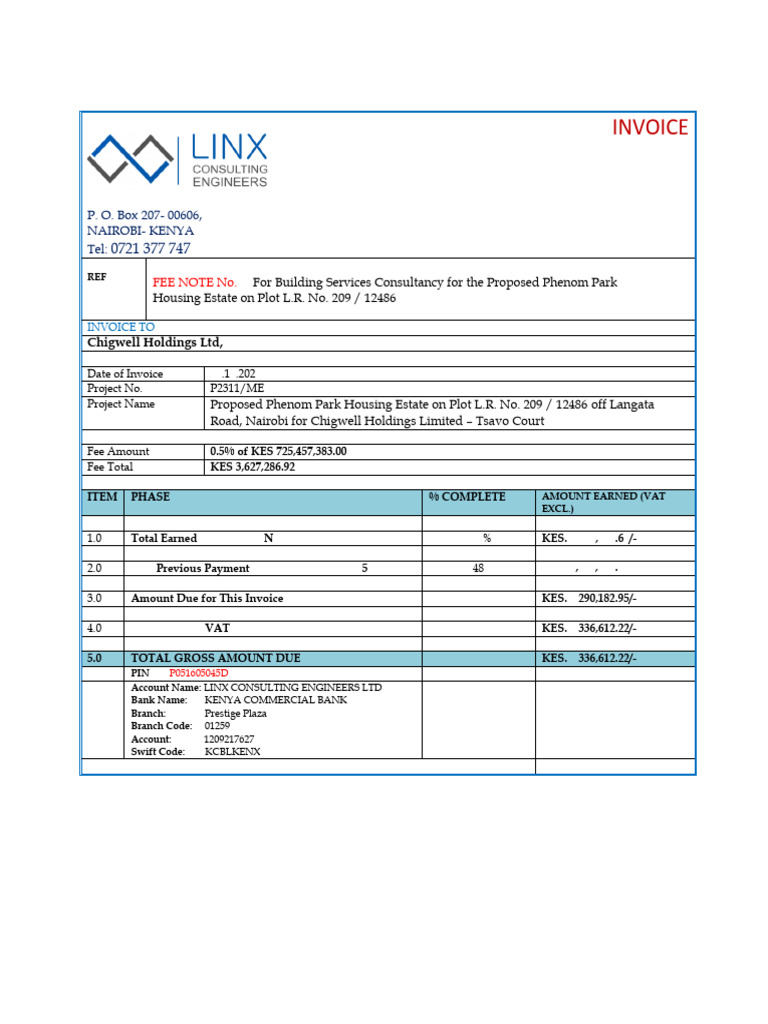 20251210 Linx Fee Note 7 | PDF