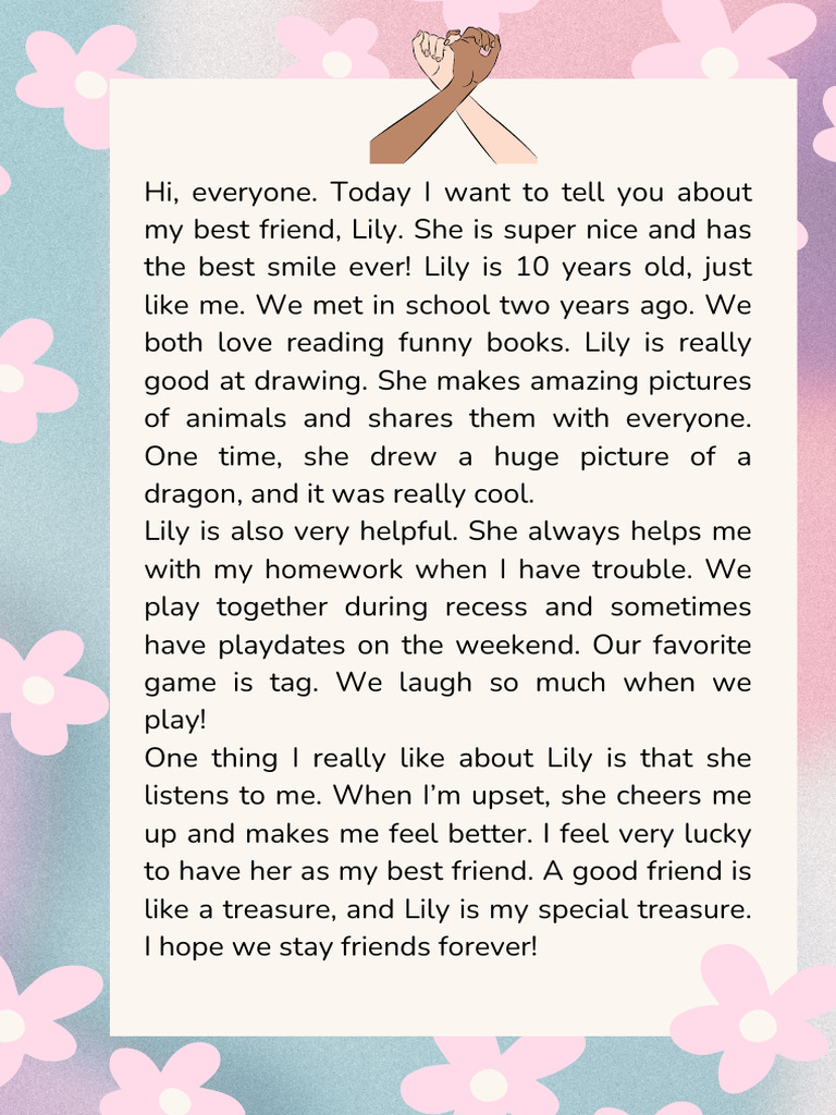 My Best Friend Lily: A Treasure | PDF