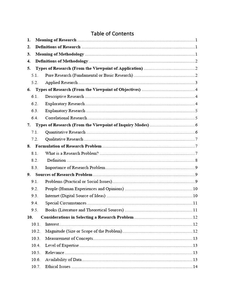 Meaning of Research | PDF | Cost Of Living | Methodology
