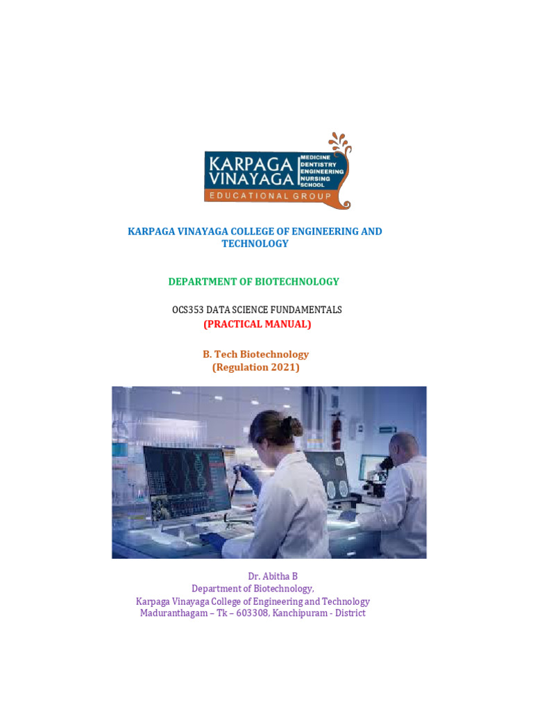 Fods Final Manual | PDF