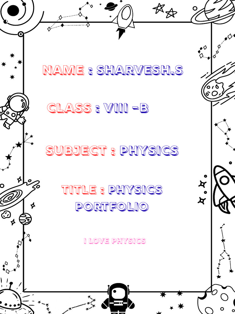 Black and White Space Blank Note A4 Document | PDF
