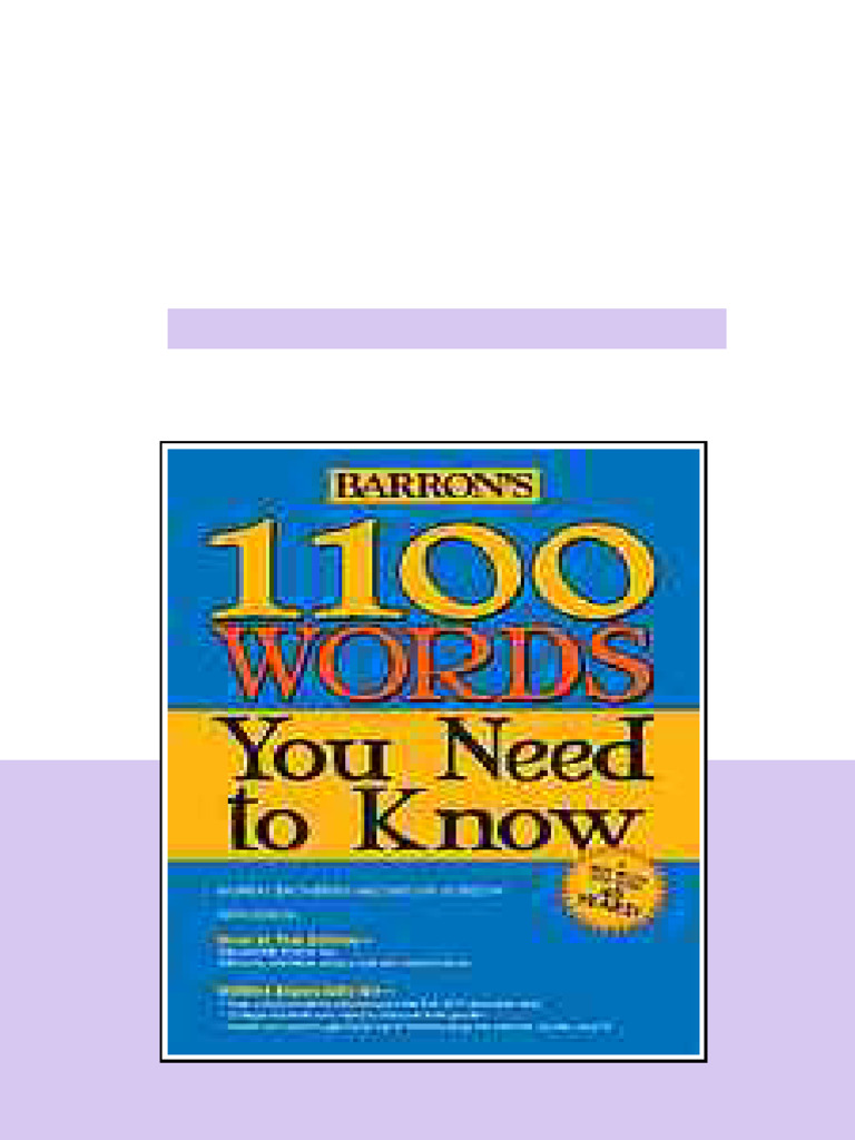 1100 Words You Need To Know 6th Murray Bromberg Melvin Gordon all ...