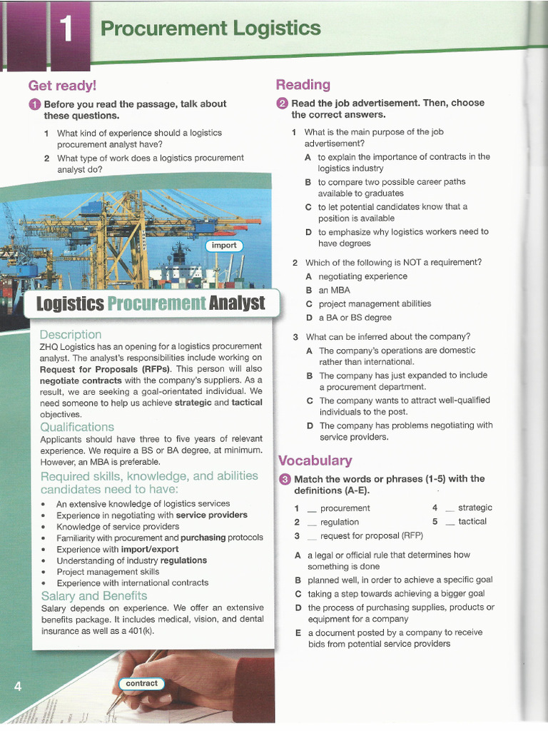 Logistics Book 2 | PDF