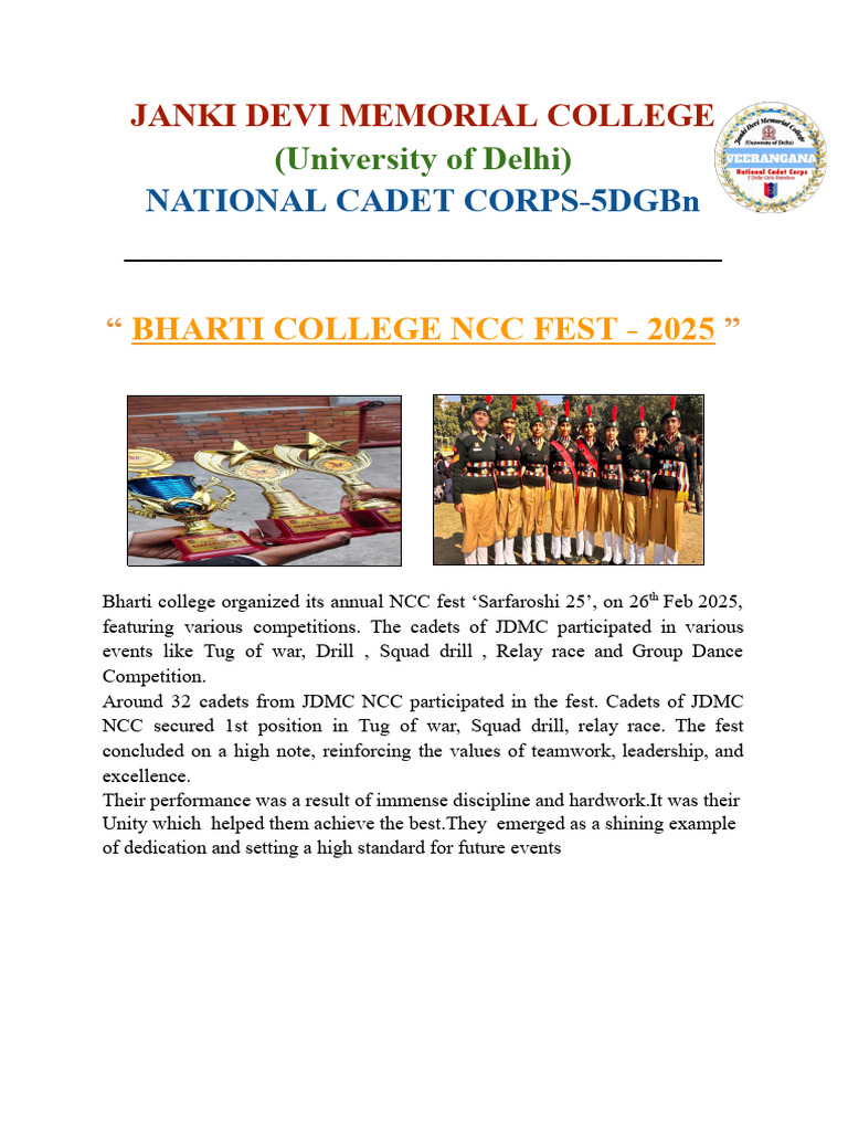 Bharti College Fest | PDF
