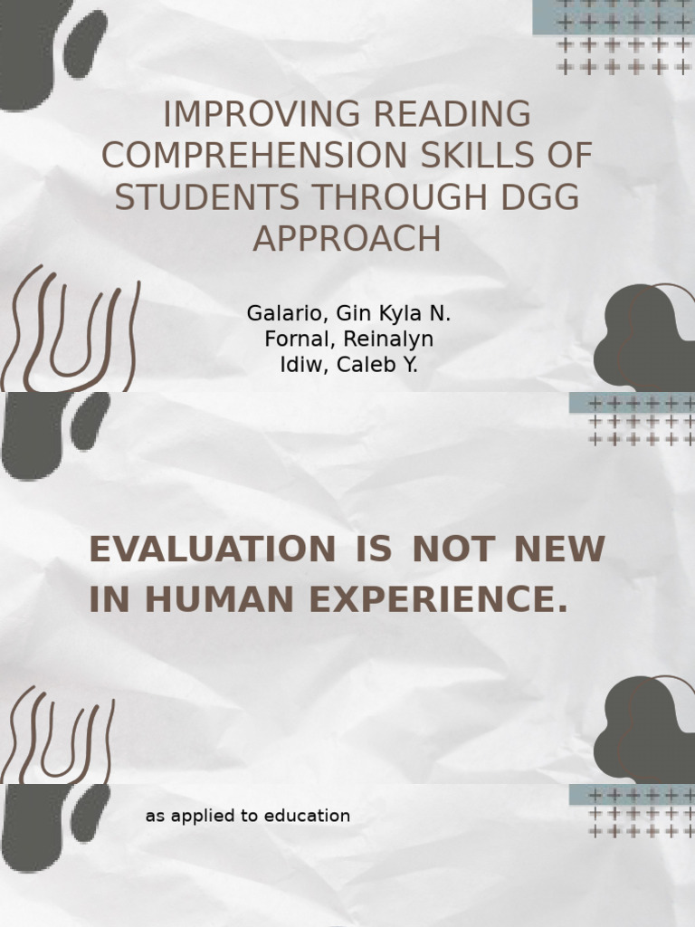 Enhancing Student Reading Skills Evaluation | PDF | Evaluation ...