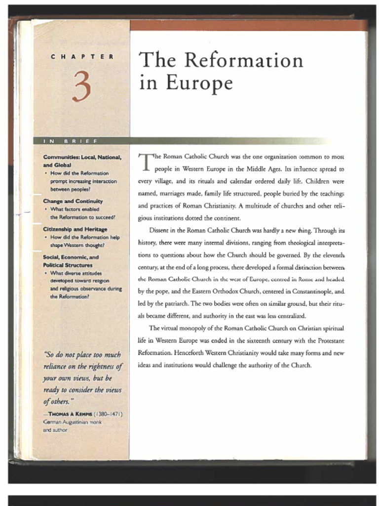 Chap 3 Reformation | PDF