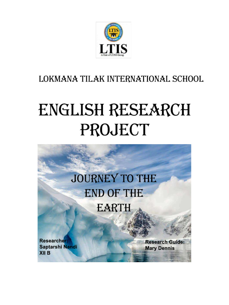 English Investigatory Project Final | PDF
