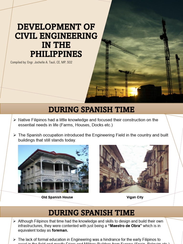 History of Civil Engineering in the Philippines | PDF | Philippines ...