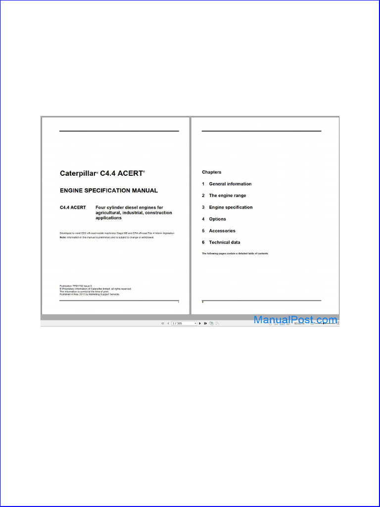 Cat Engine c4 4 Acert Specification Manual | PDF | Project Gutenberg ...