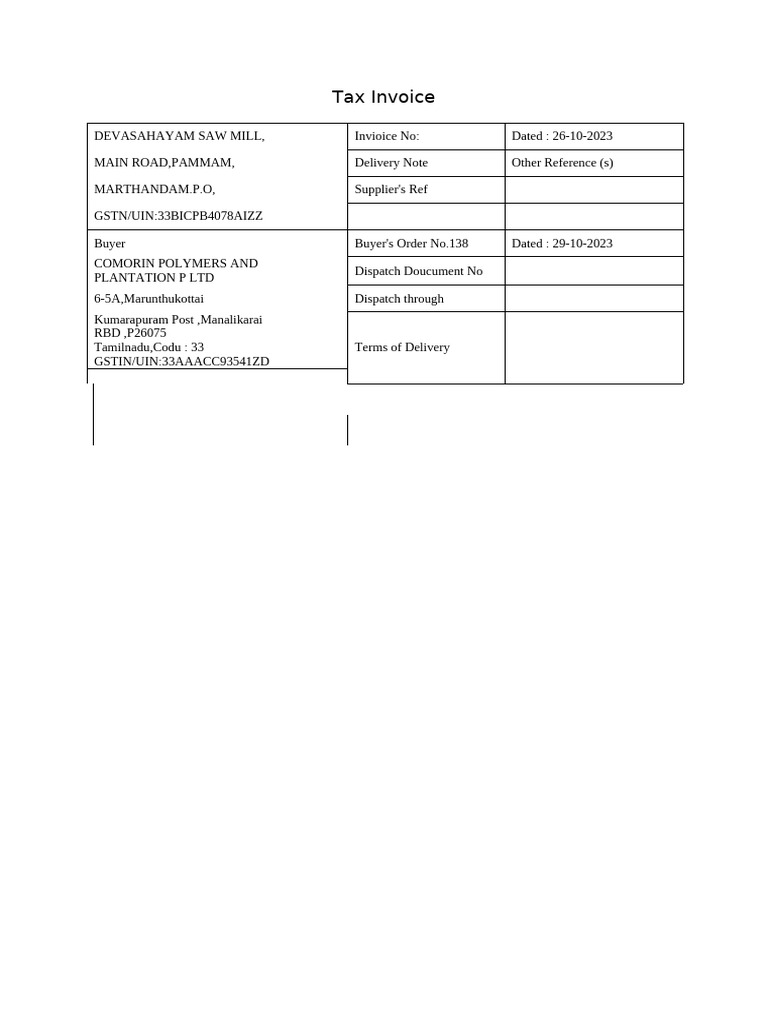Advocate BalakrishnanTax Invoice | PDF