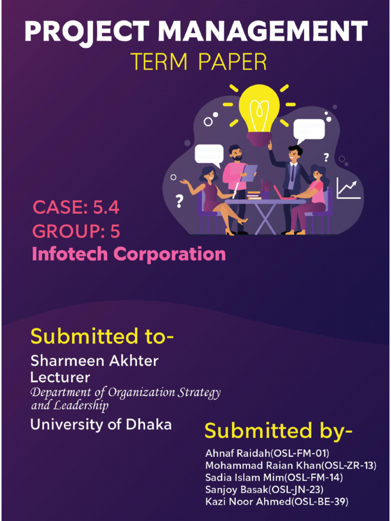 Project Management Term Paper | PDF | Salary | Business Economics