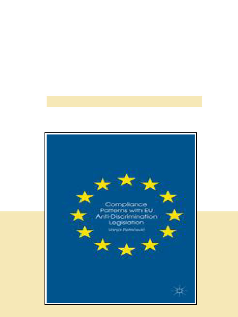 Compliance Patterns With Eu Antidiscrimination Legislation Vanja ...