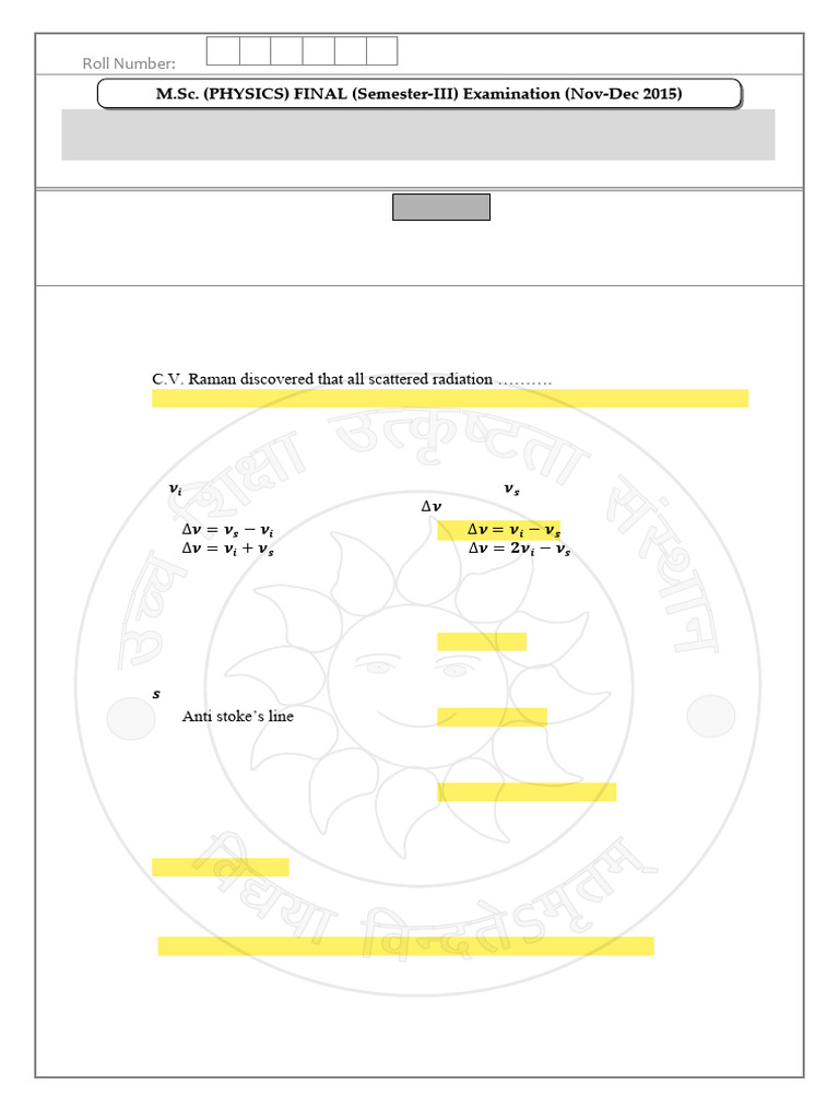 Msc PYQ Nuclear Physics | PDF | Elementary Particle | Spectroscopy