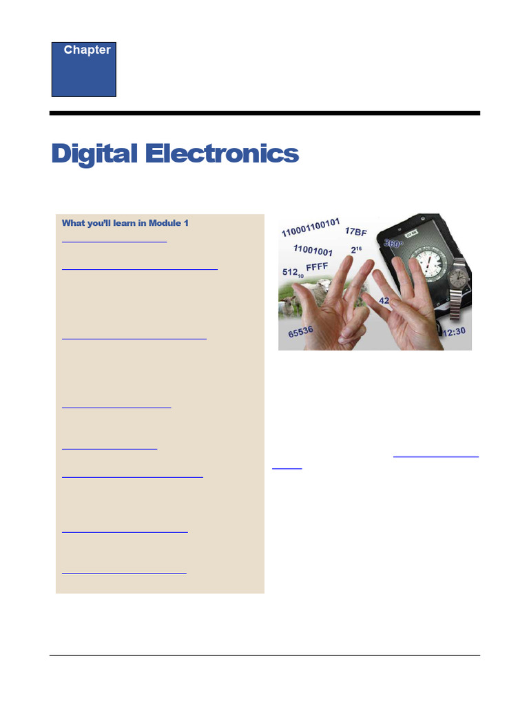1 Digital Electronics Numbers | PDF | Decimal | Theory Of Computation