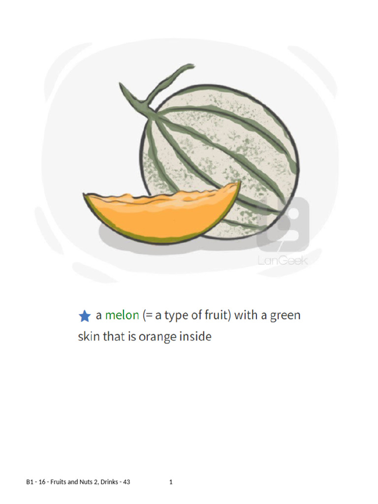 16 - Fruits and Nuts 2, Drinks - 43 | PDF | Edible Nuts And Seeds ...