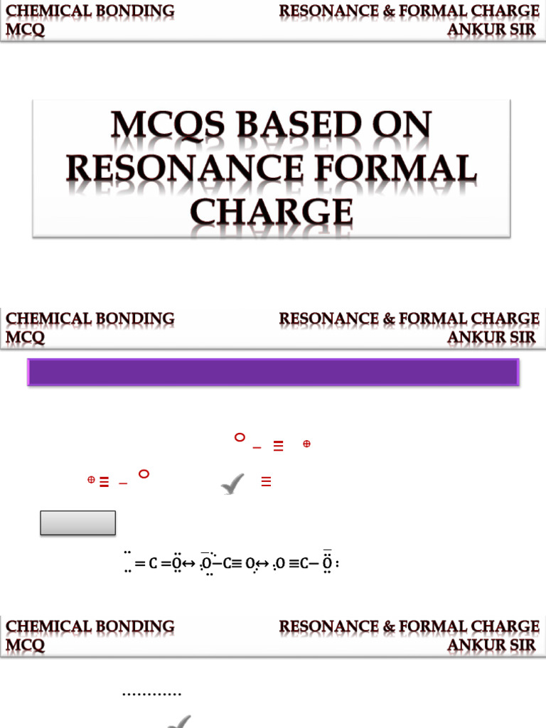 4 Resonance & Formal Charge | PDF