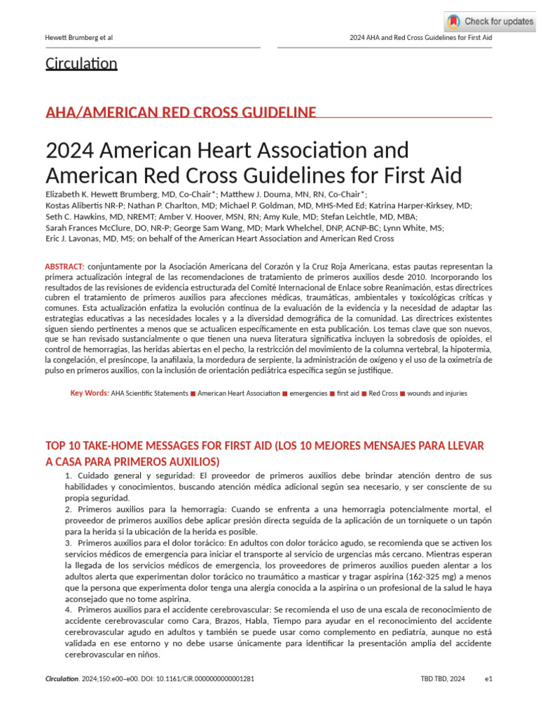 Hewett Brumberg Et Al 2024 2024 American Heart Association and American ...