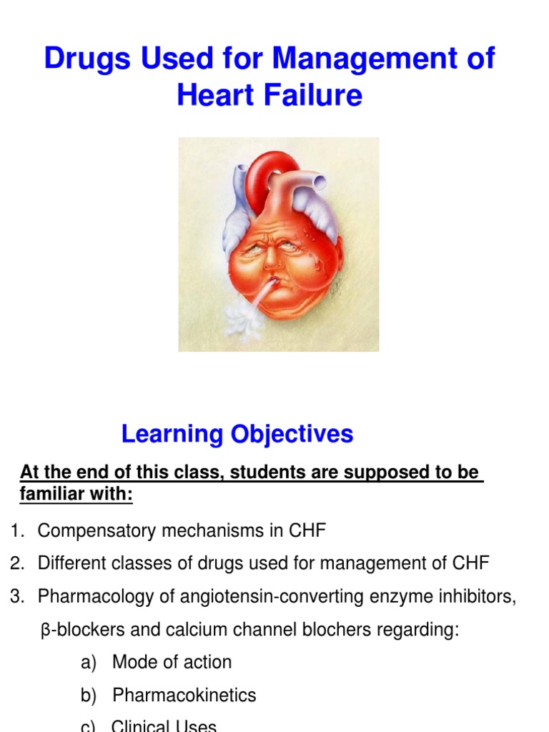 Pharmacology 3 - Management of Heart Failure | PDF | Heart Failure | Heart