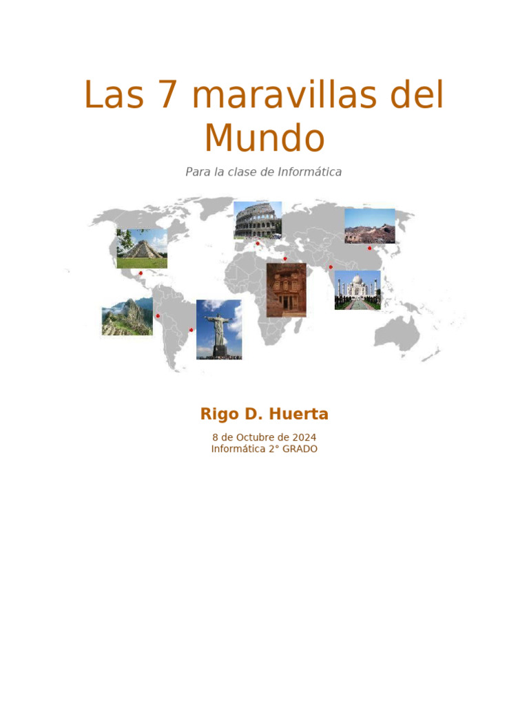 Las 7 Maravillas Del Mundo | PDF