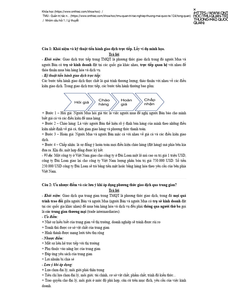QTTNTMQT Nhóm ch1 | PDF