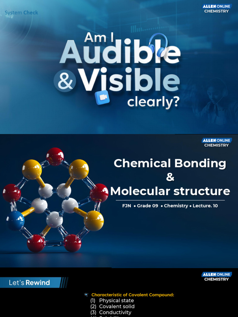 Grade 9 Chemistry: Bonding & Formal Charge | PDF | Chemical Bond | Ion
