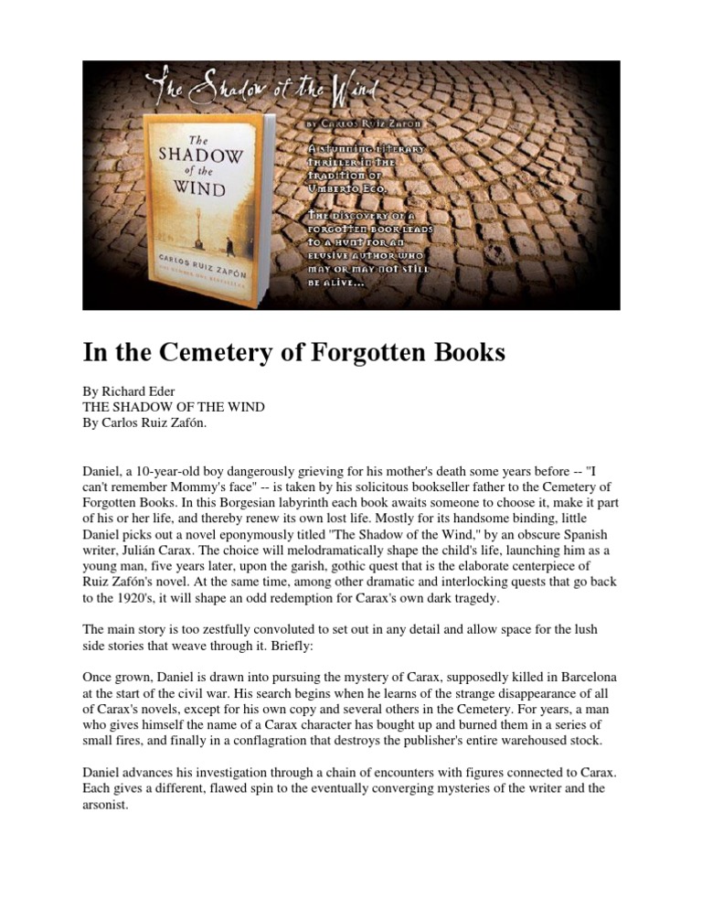 The Shadow of The Wind | PDF