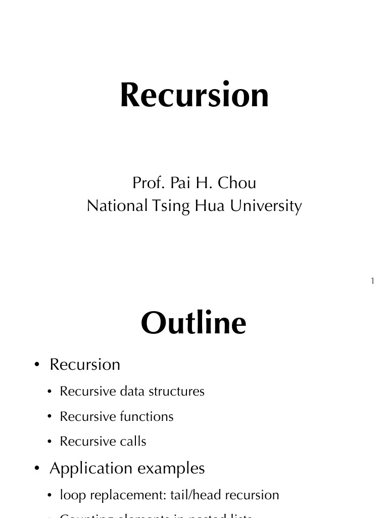 17-recursion | PDF | Mathematical Logic | Algorithms