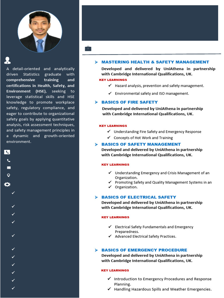 Abu Hasan Md. Rasel CV PDF | PDF | Safety | Risk