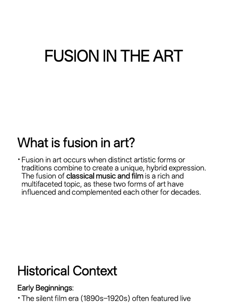 Fusion of Classical Music and Film | PDF | Classical Music | Musicology