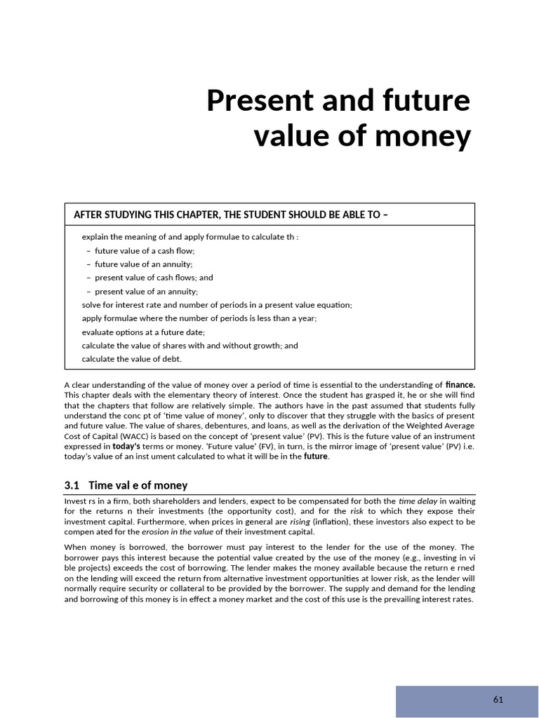 Time Value of Money Explained | PDF | Present Value | Time Value Of Money