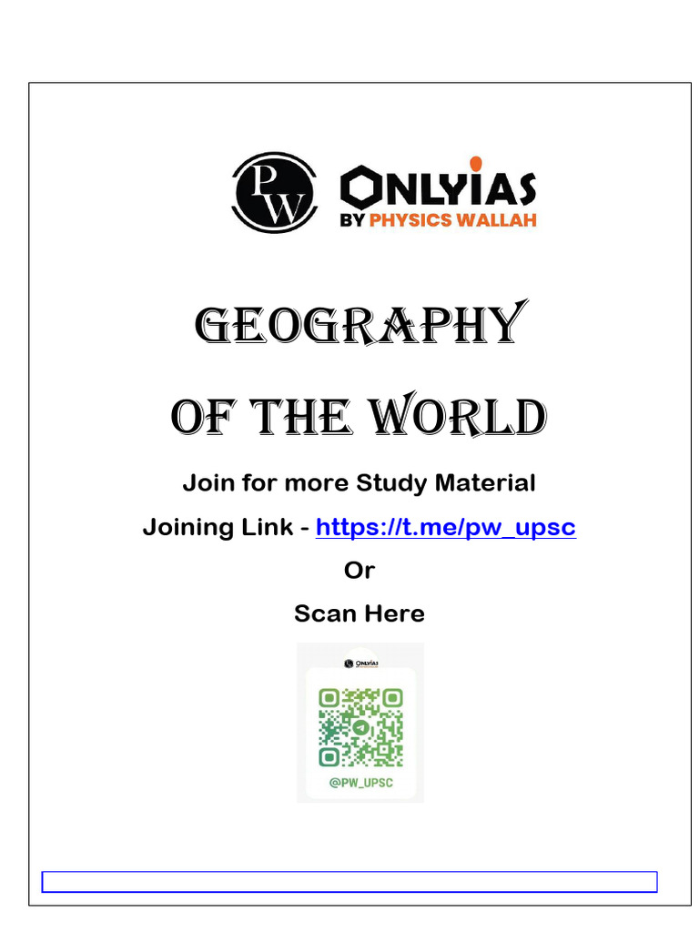 Geography of The World Test (English) | PDF | Earth | Temperate Climate