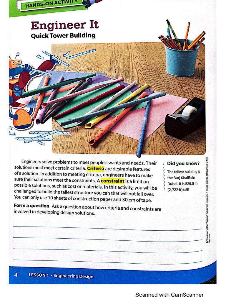 Unit 1 - Engineering and The Design Process | PDF