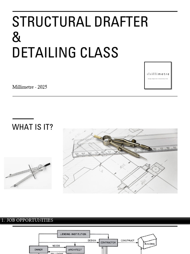 1 - Structural Drafter & Detailing Class | PDF