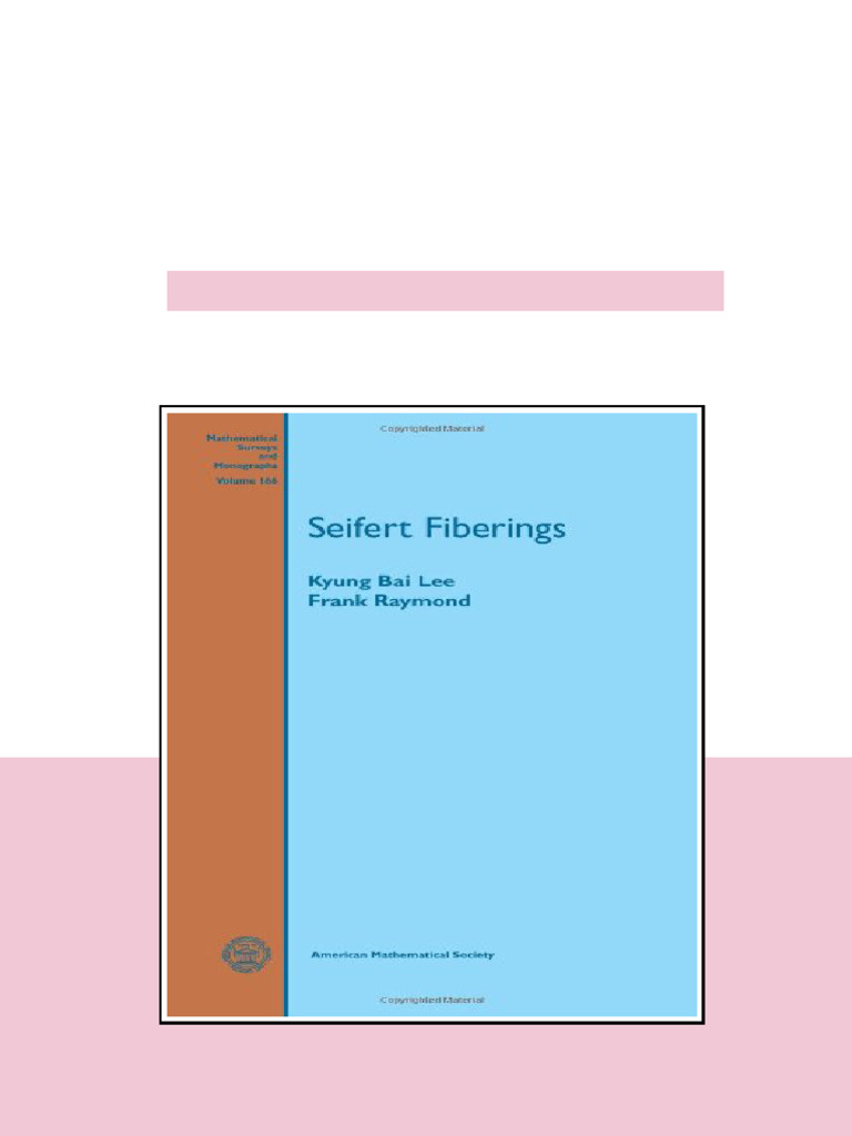 Seifert Fiberings Kyung Bai Lee Frank Raymond full digital chapters ...