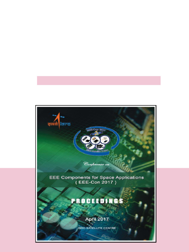 Indian Space Research Satellite Center Components For Space ...