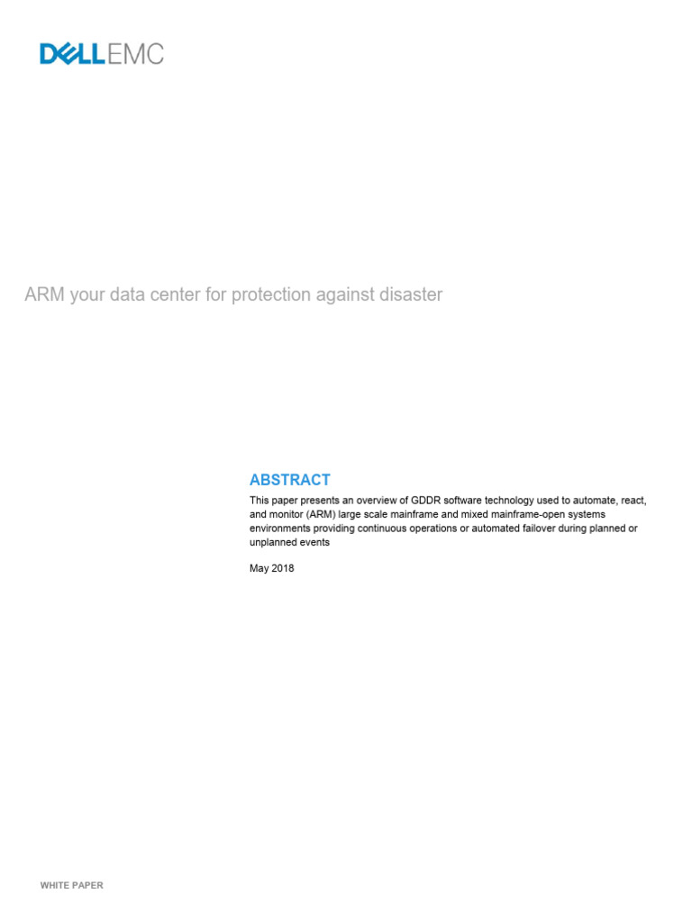 GDDR for Dell PowerMax Mainframe | PDF | Computer Data Storage | Computing