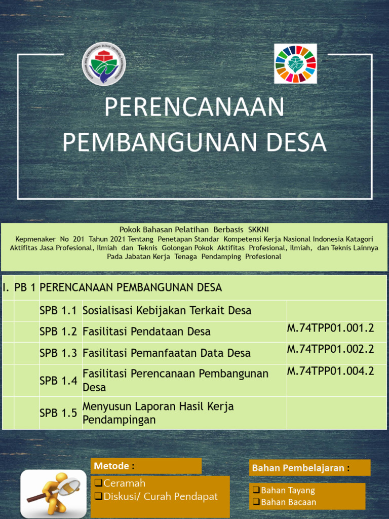 Perencanaan Pembangunan Desa Efektif | PDF