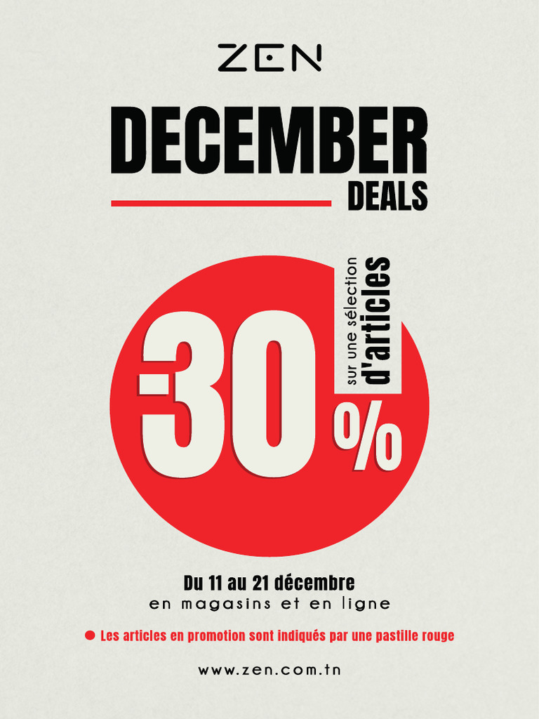 Affiche Magasin Promo Zen 4 | PDF