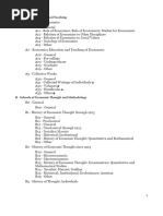 JEL Classification Codes Overview | PDF | Macroeconomics | Economics